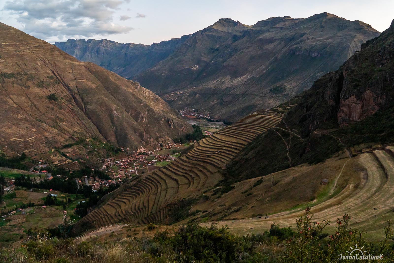 A fertile farmland of the Incan Empire
